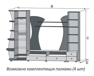 Мини горка в гостиную Виола купить в интернет-магазине в СПб ...